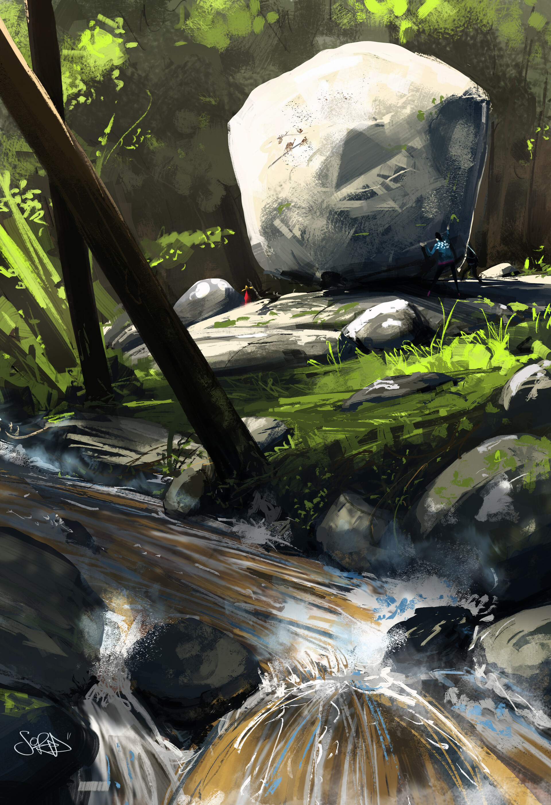 ArtStation - The rock