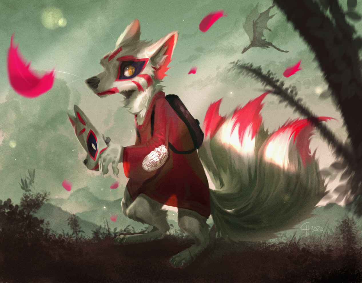 ArtStation - My Kitsune (Character Concept Art | 2020)