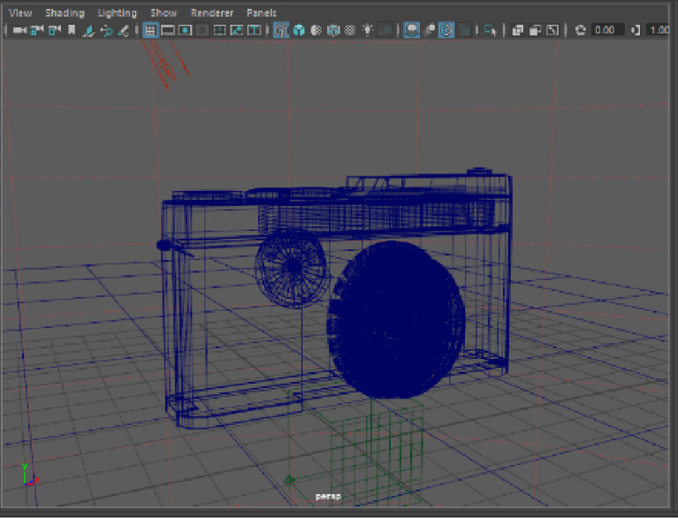 ArtStation - Camera wireframe