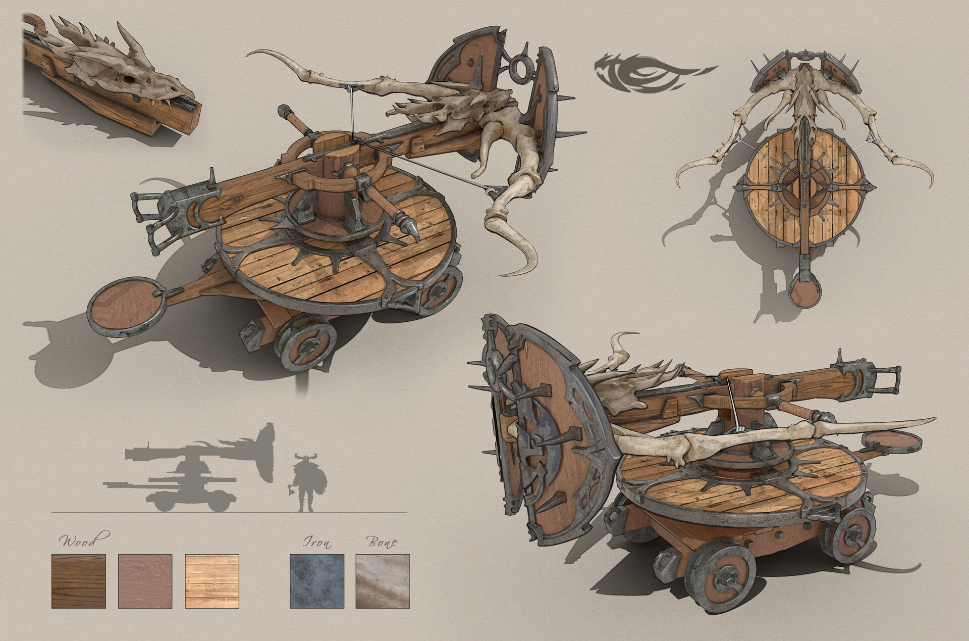Dragon Crossbow by Chang-Wei Chen : r/ImaginaryWeaponry