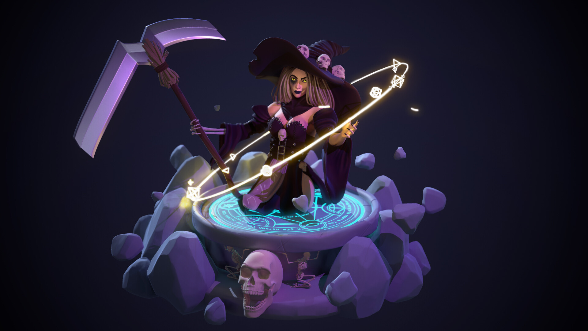 ArtStation - The undead witch