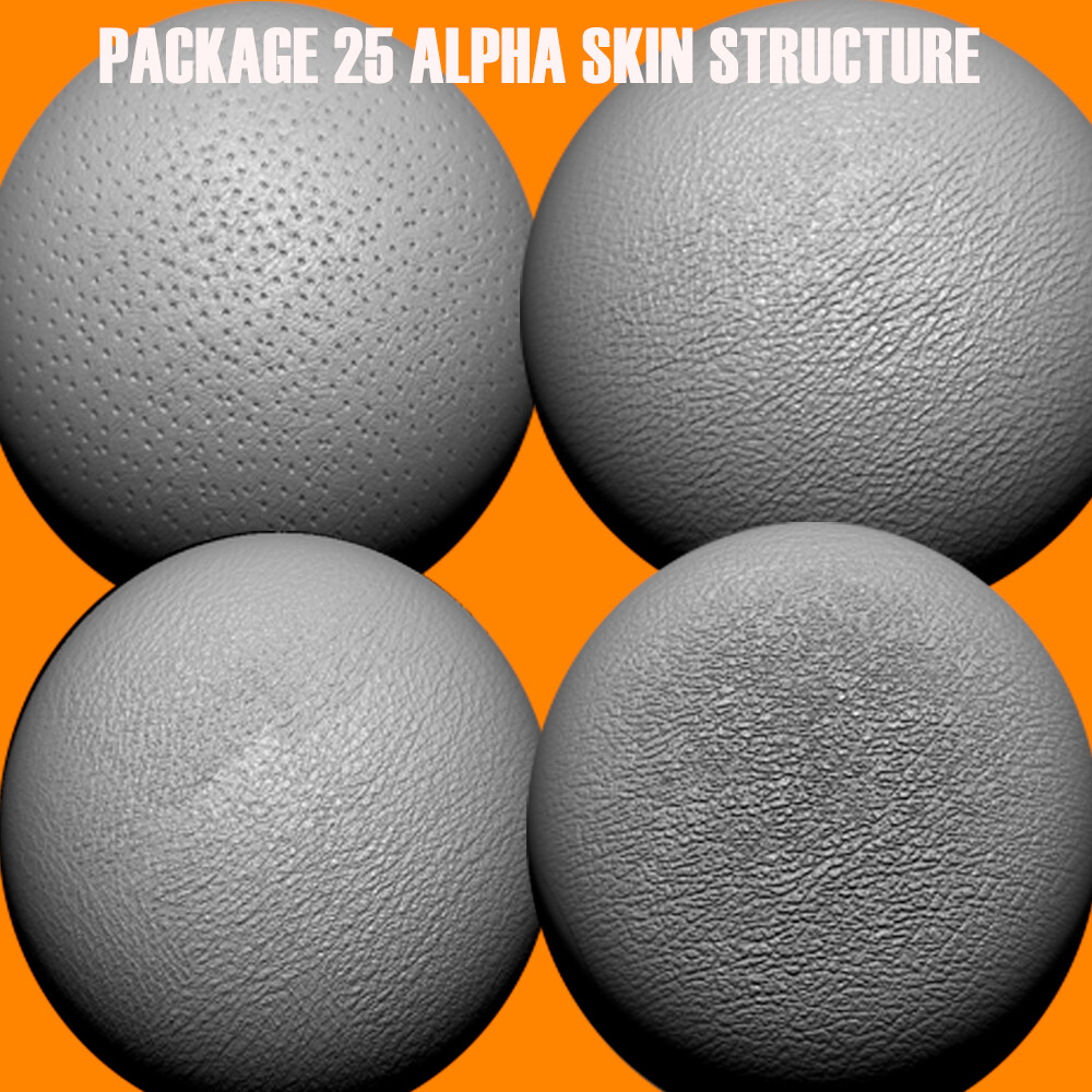 ArtStation - Package 25 Alpha Skin Structure