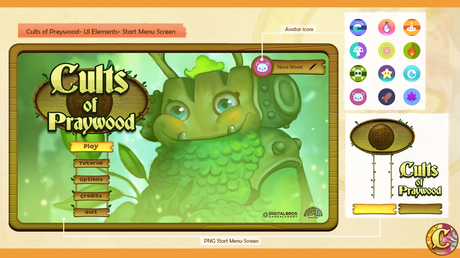 Eleonora Fristachi - Cults of Praywood - RTS Game