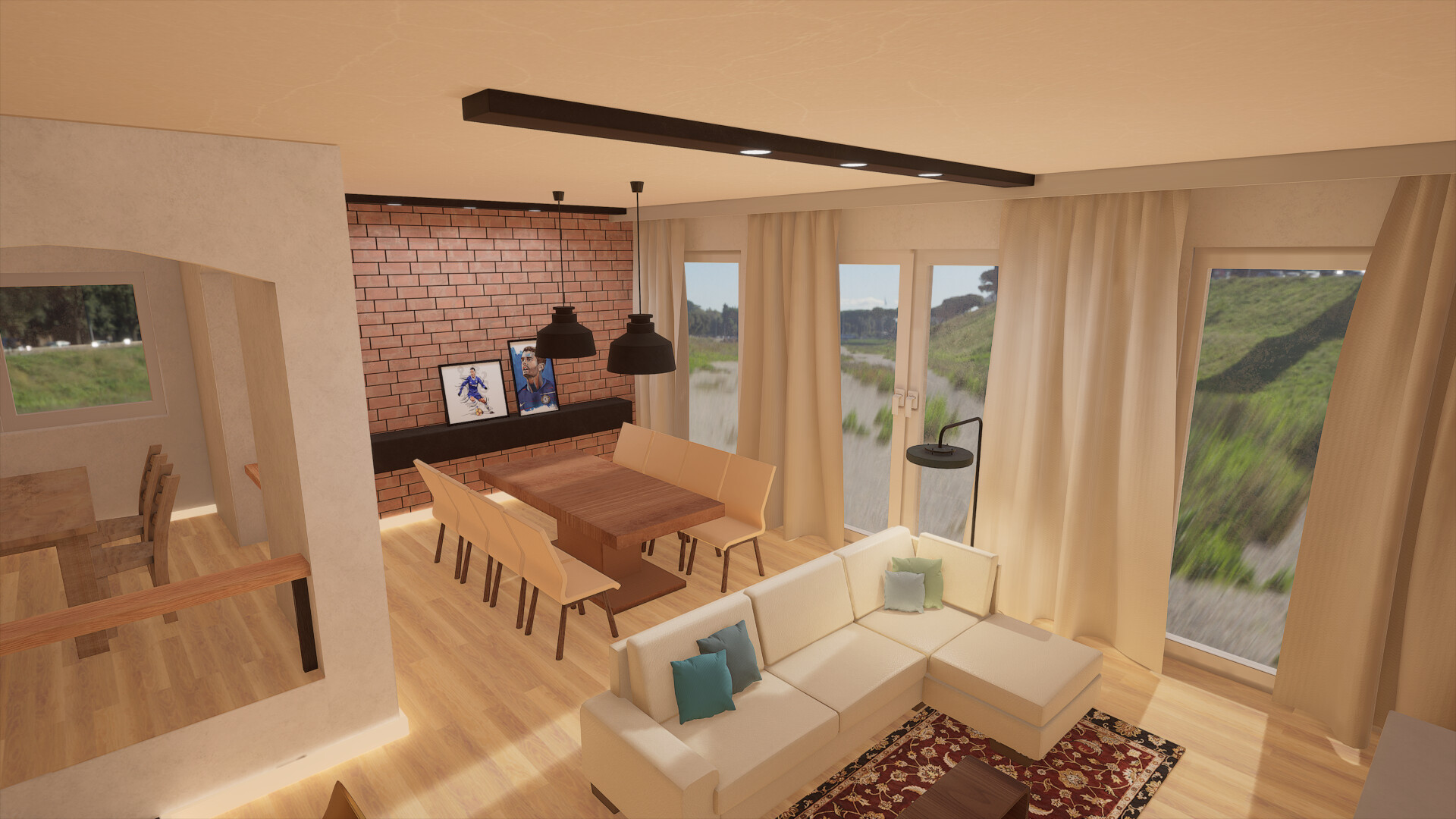 ArtStation - Interior Living Room(Unreal/UE4) Day & Night