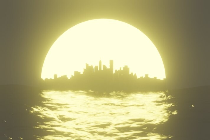 ArtStation - Sunset 3D