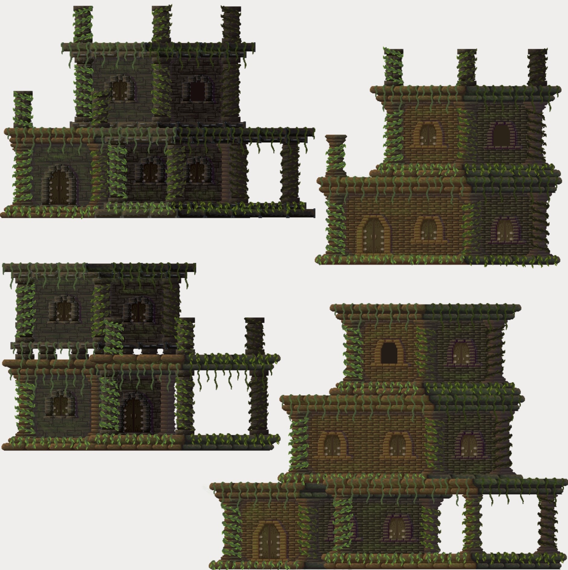 ArtStation - 2D pixel artist - House Assets