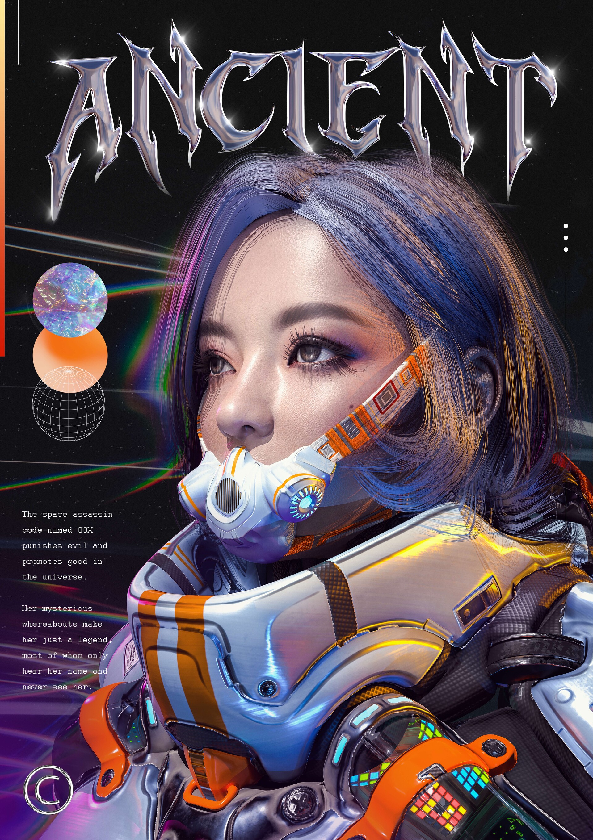 ArtStation - Second Creation Space Series-Space Assassin