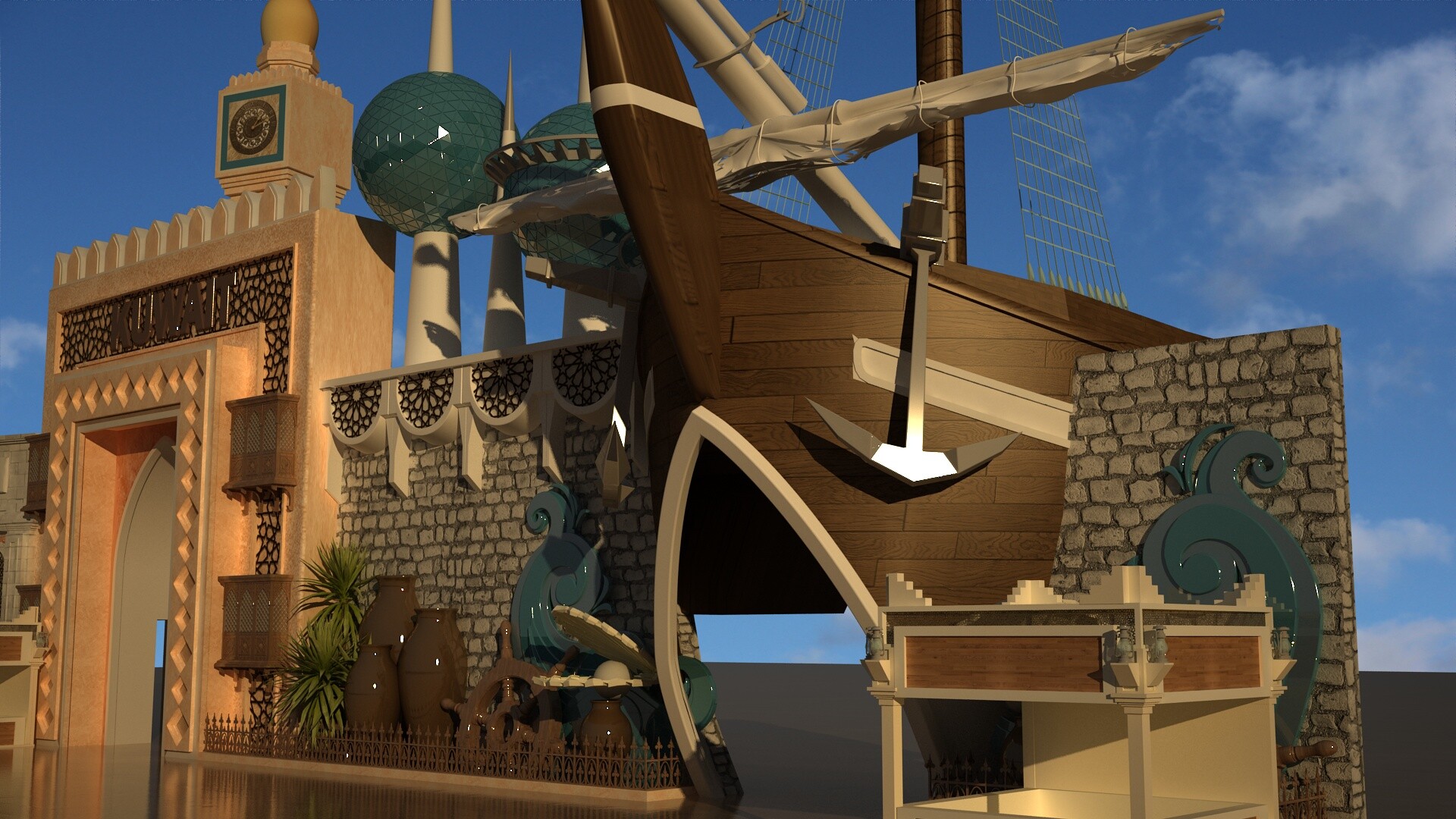 CG Artist and Fashion Creator - The Global Village Al kuwait