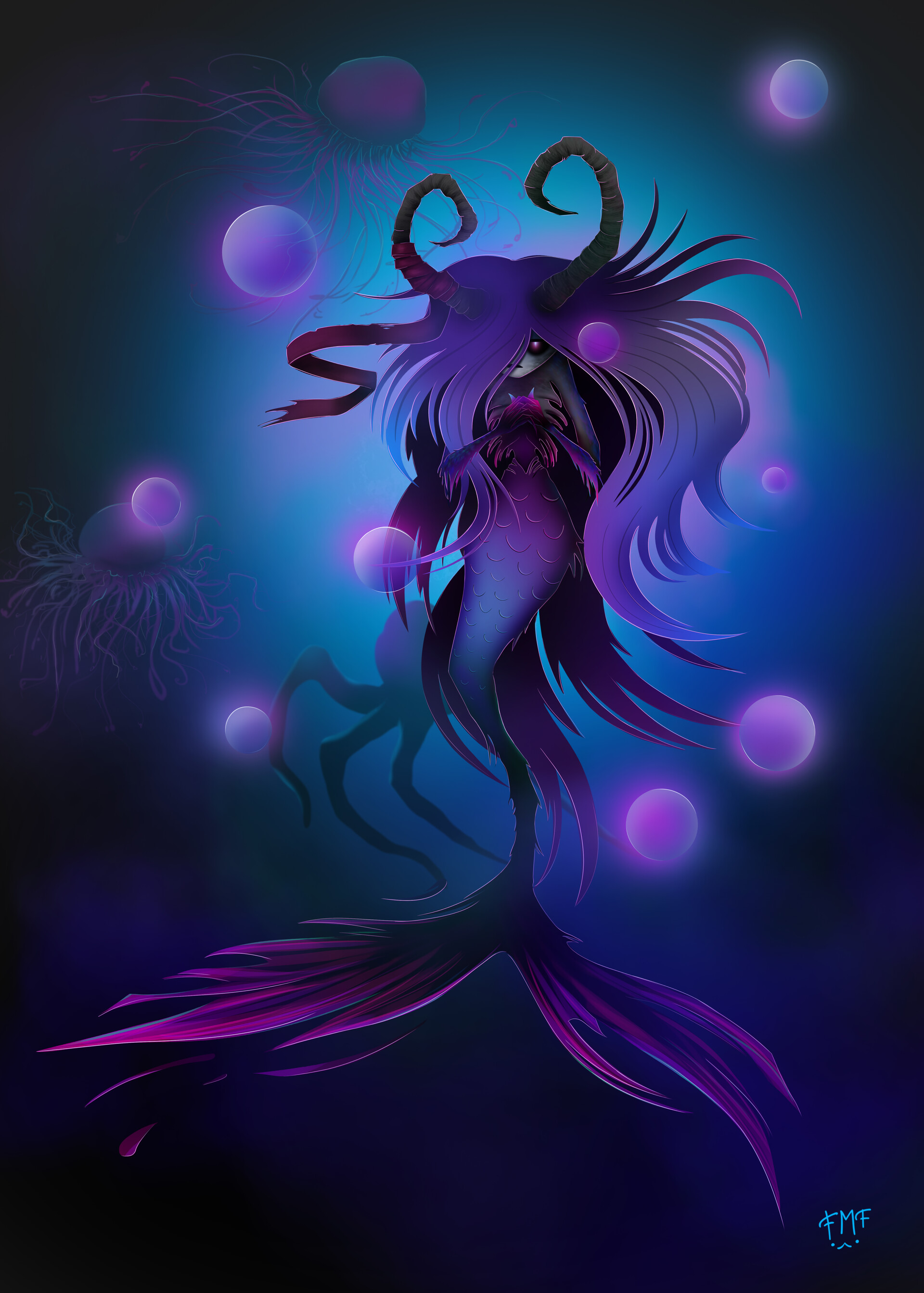 ArtStation - MerMay day1 by formyfriday