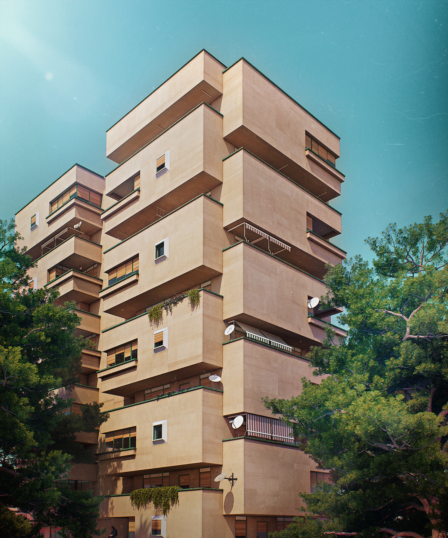 ArtStation - Checker building too