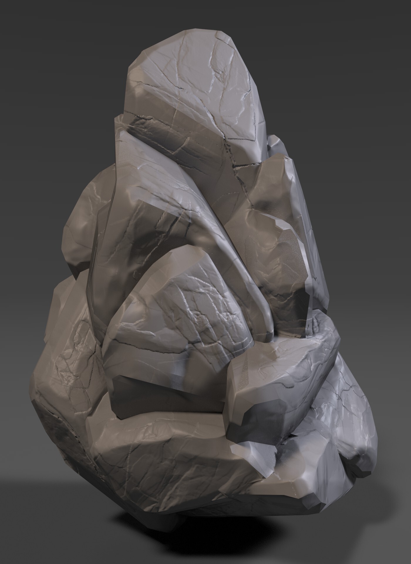 Lura _ - LowPoly Rock for VR