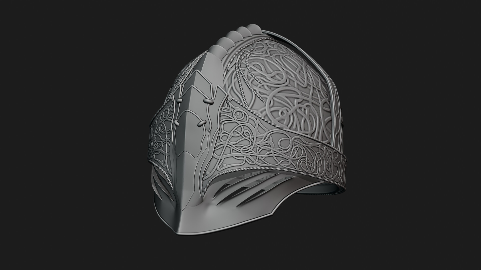 Necrosster - Tarnished helmet from Elden Ring