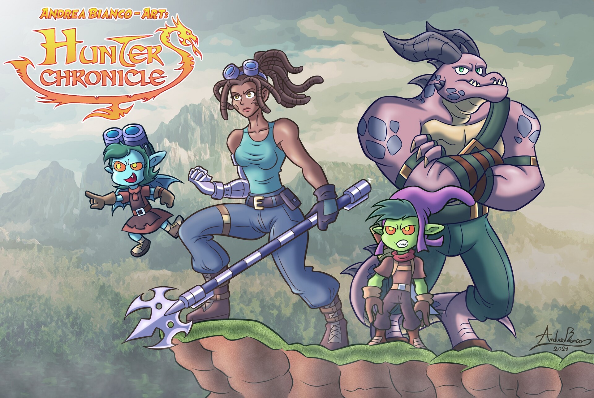 ArtStation - Hunters Chronicles Poster