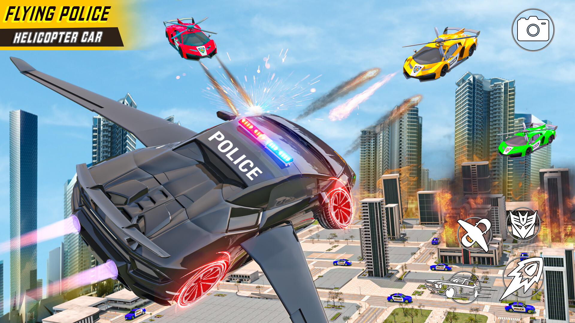 Flying Police Car