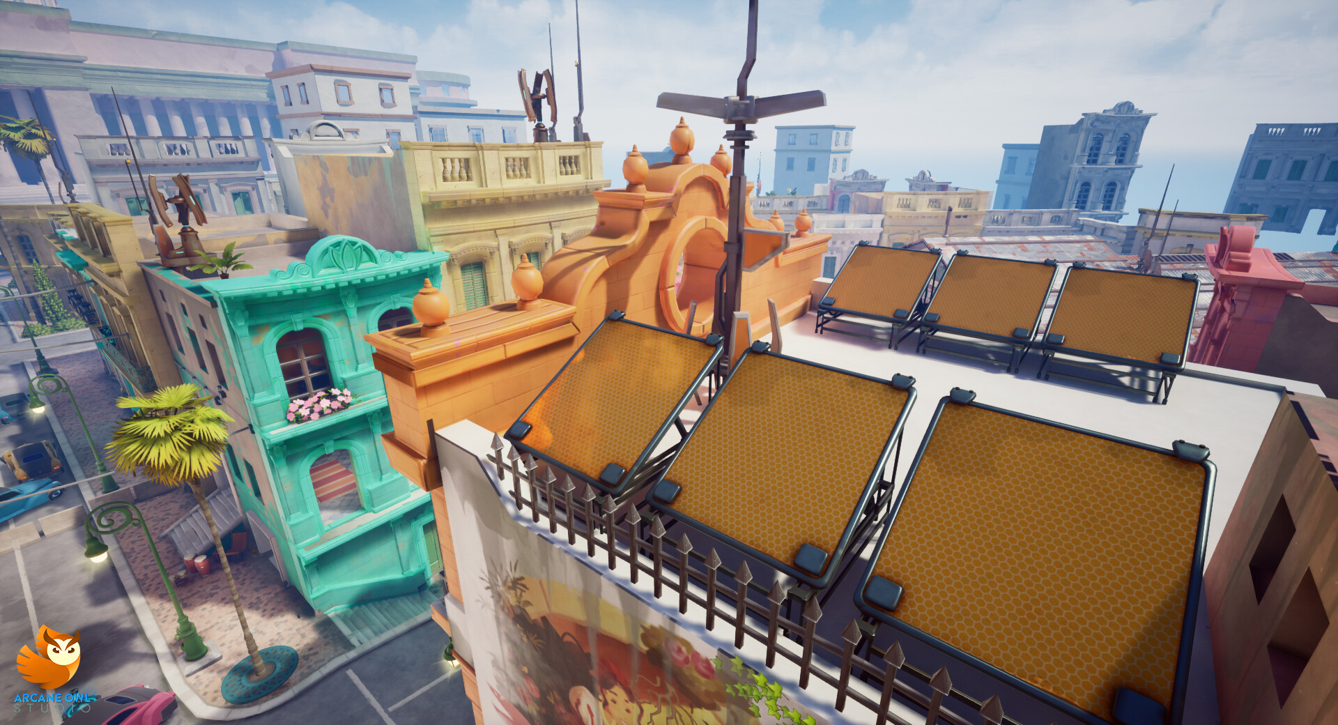 Arcane Owl Studio - Overwatch Havana Map - Fan Art (Education Purpose Only)