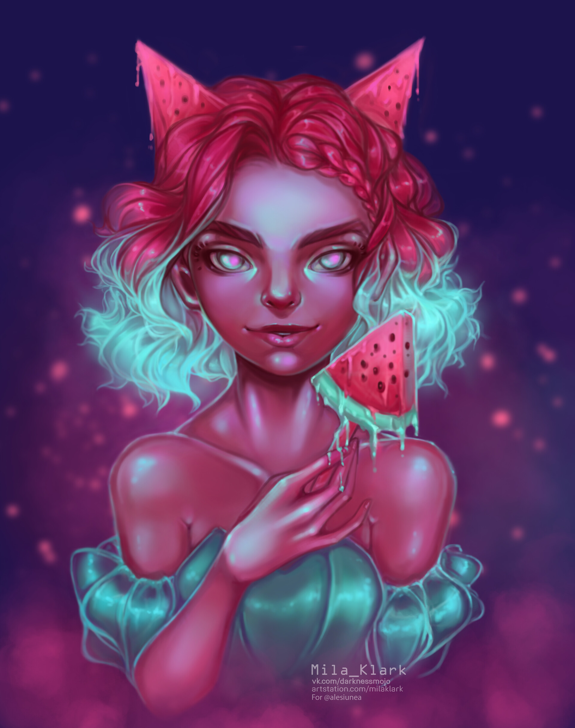 ArtStation - Watermelon girl