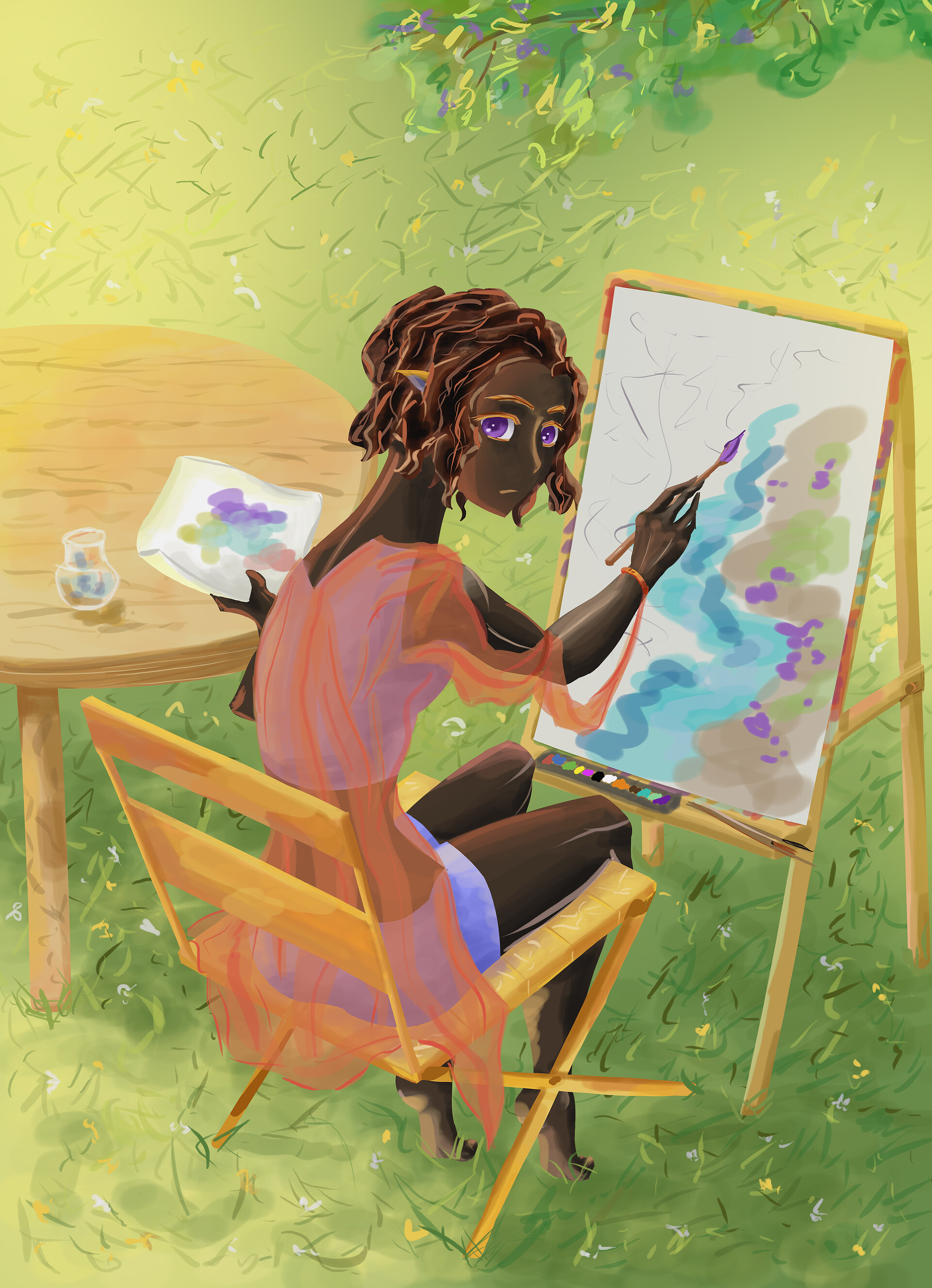 ArtStation - Open-air painting