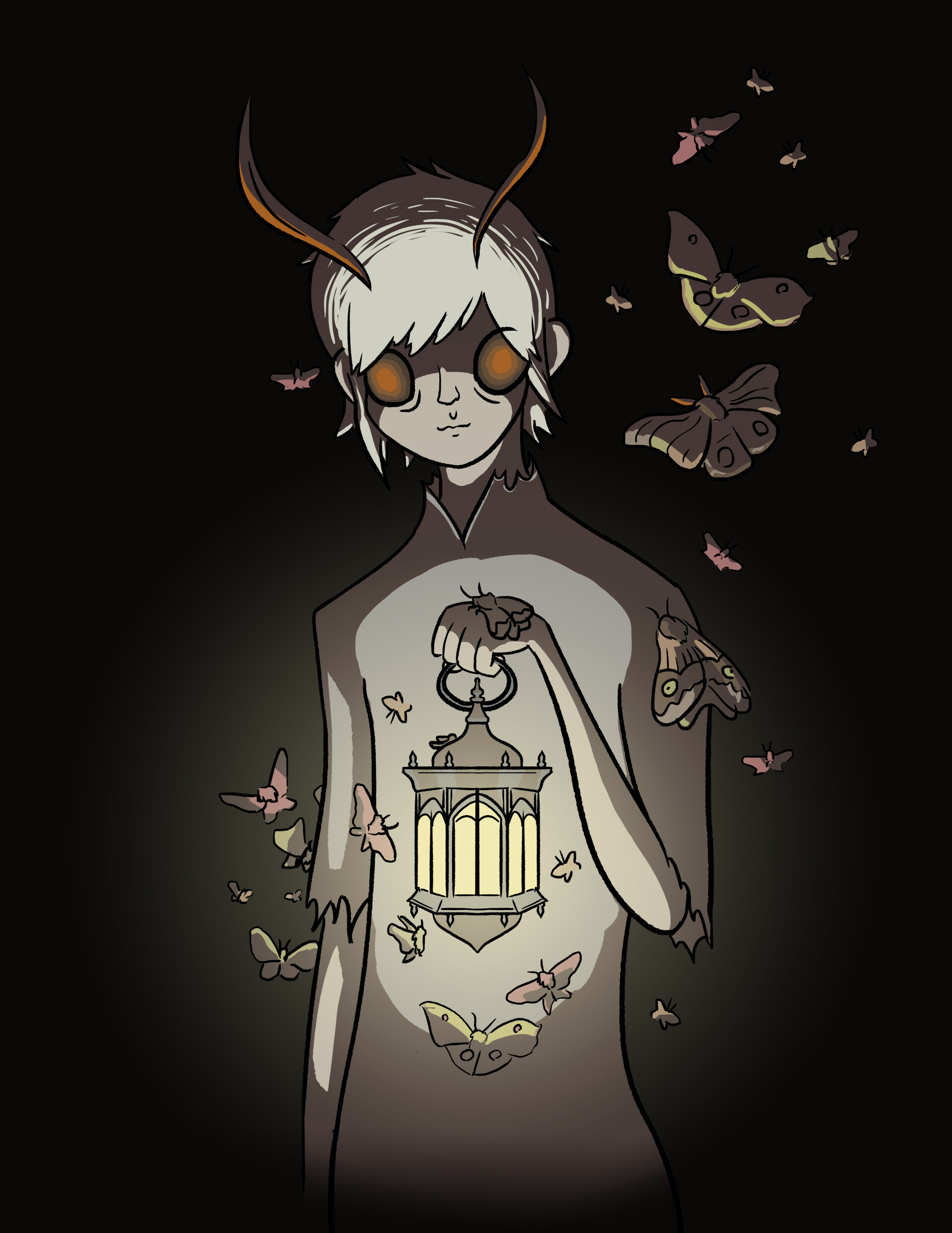 ArtStation - Moth Girl