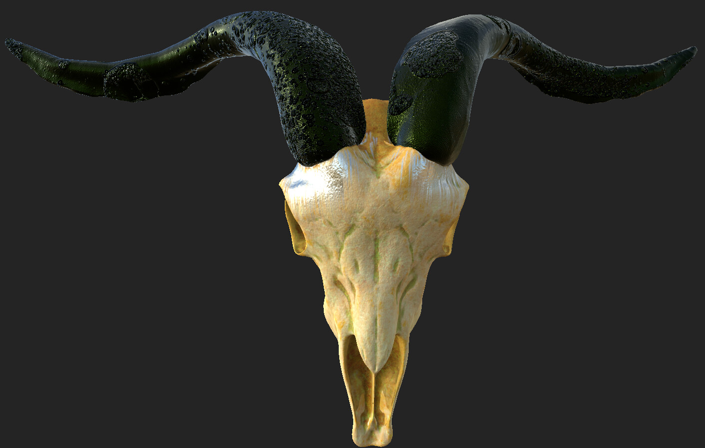 ArtStation - Demonic Goat skull