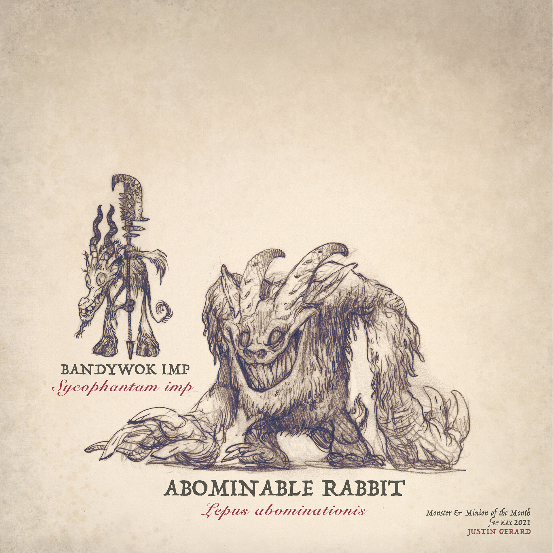 Justin Gerard - "The Abominable Rabbit"