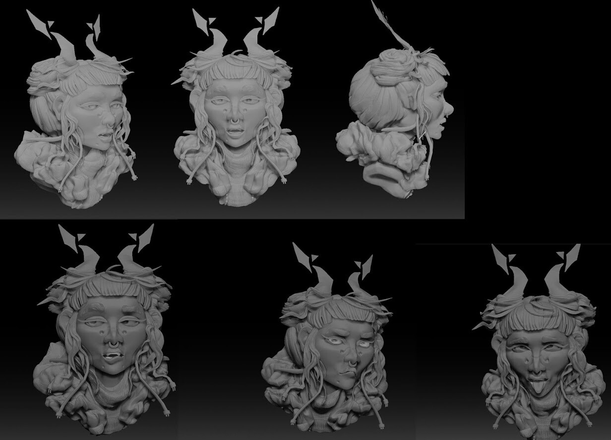 ArtStation - Character + Expressions Study