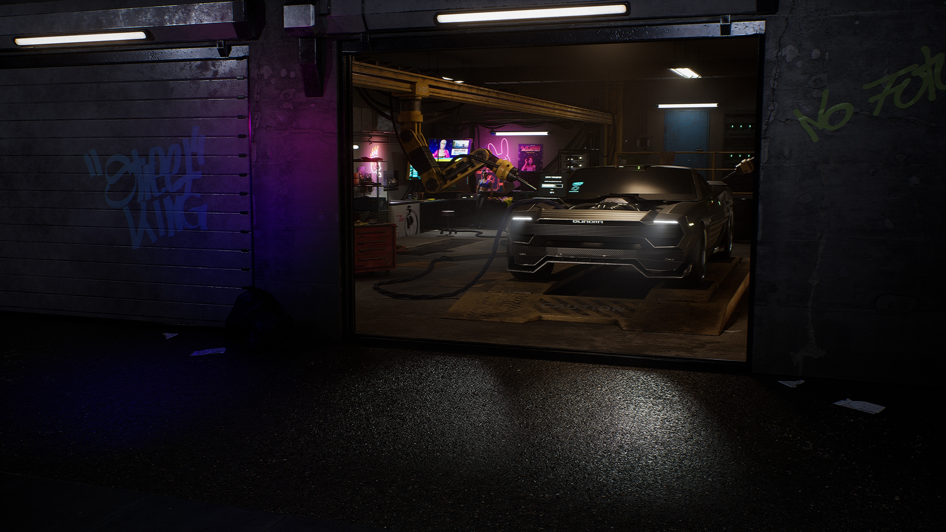Fabian Geyer - Cyberpunk 2077 Car Mechanic Garage - UE5