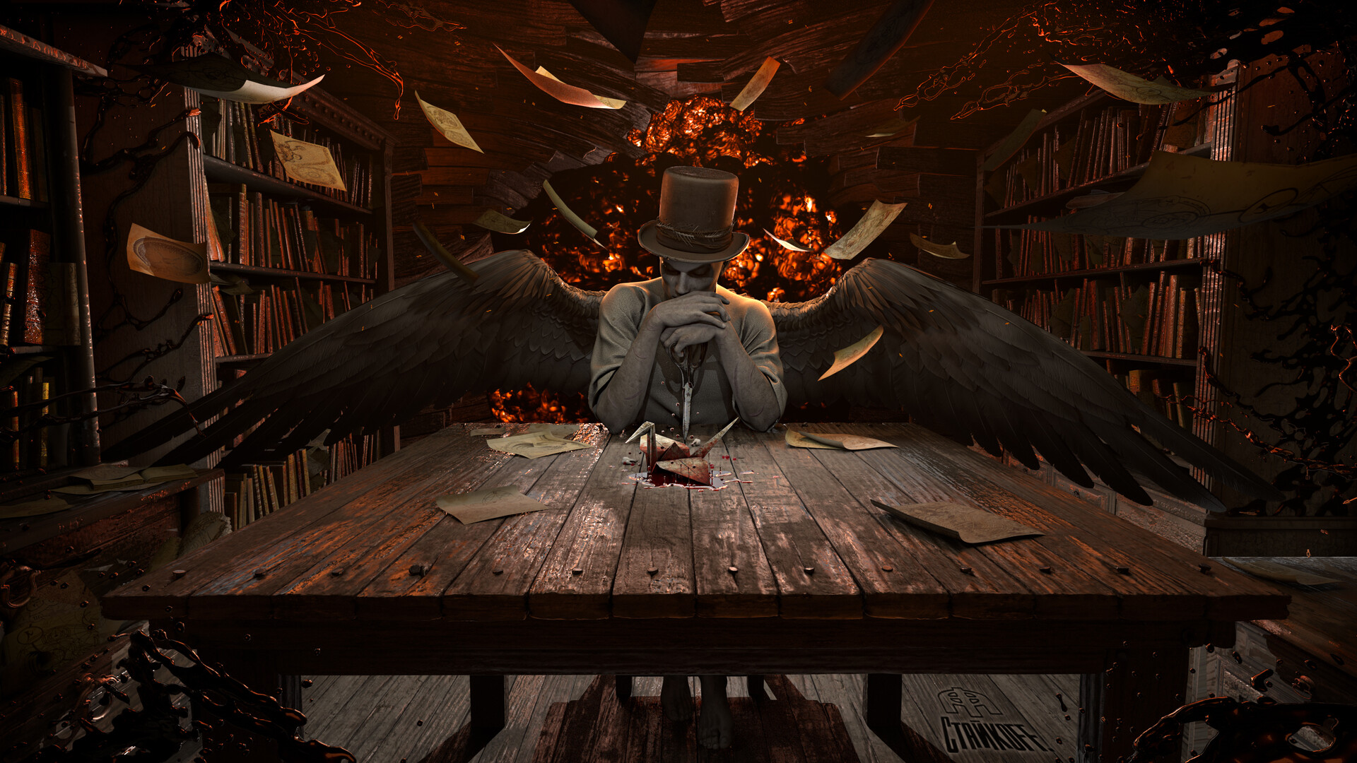 ArtStation - Tired angel