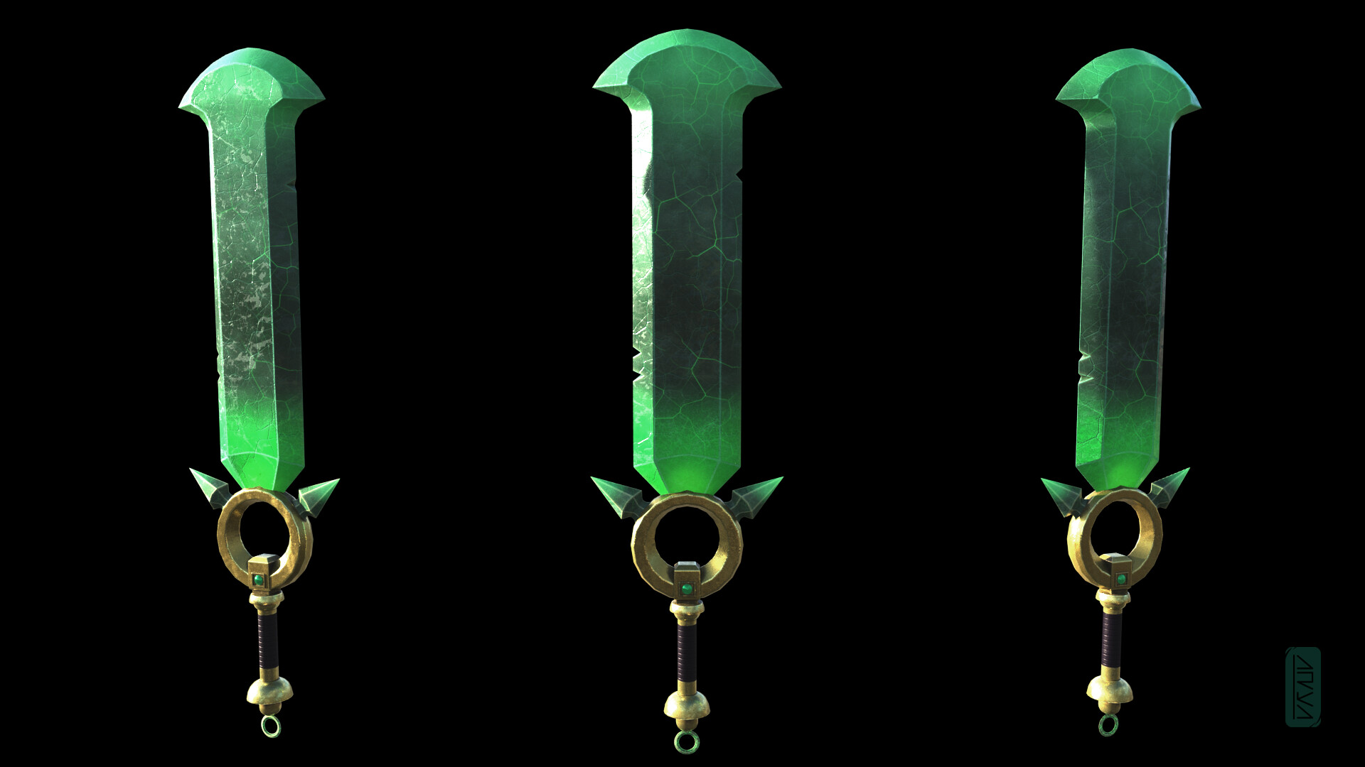 ArtStation - Jade Sword - Espada de Jade