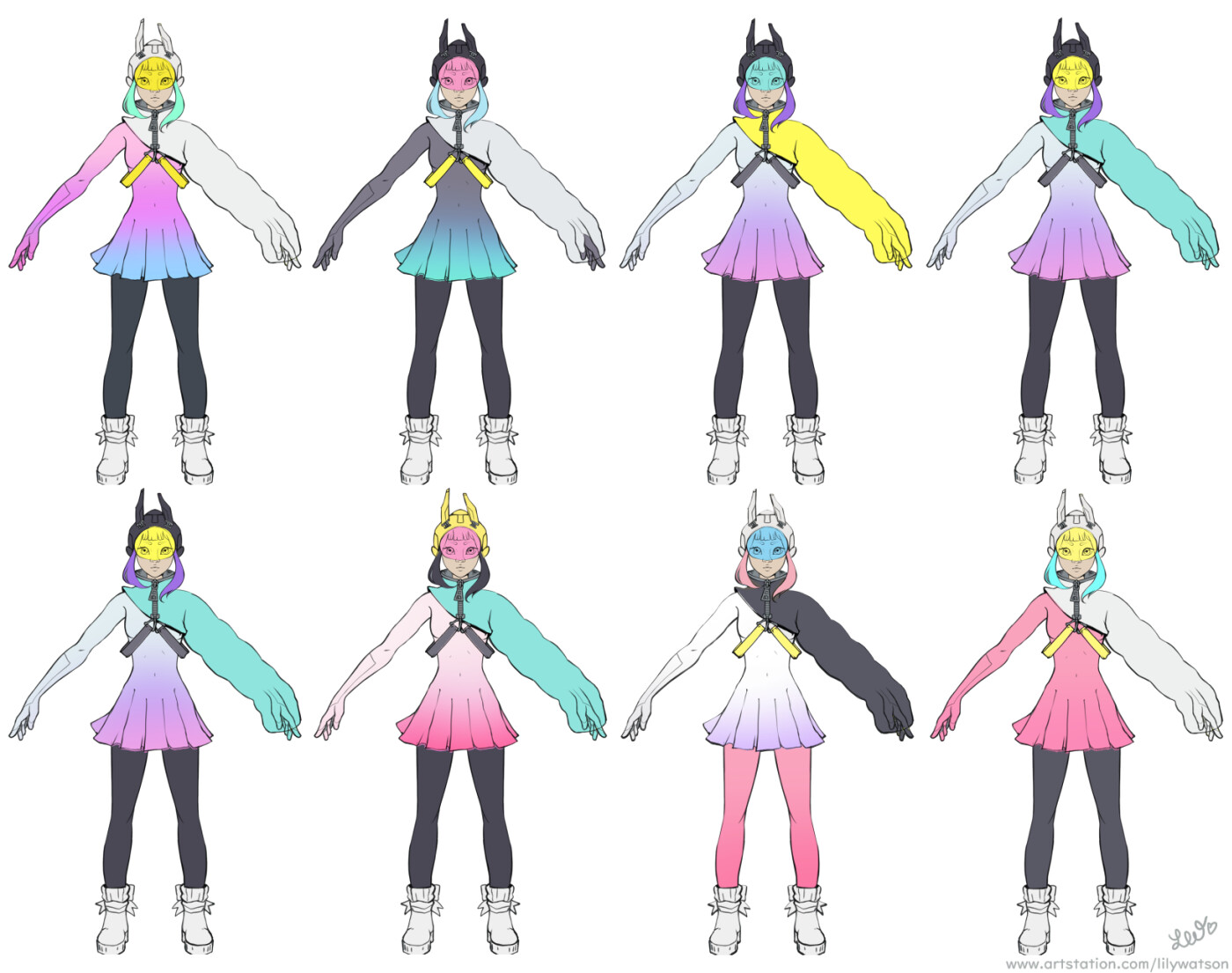 Lily Watson - MOBA Character Design & Illustration