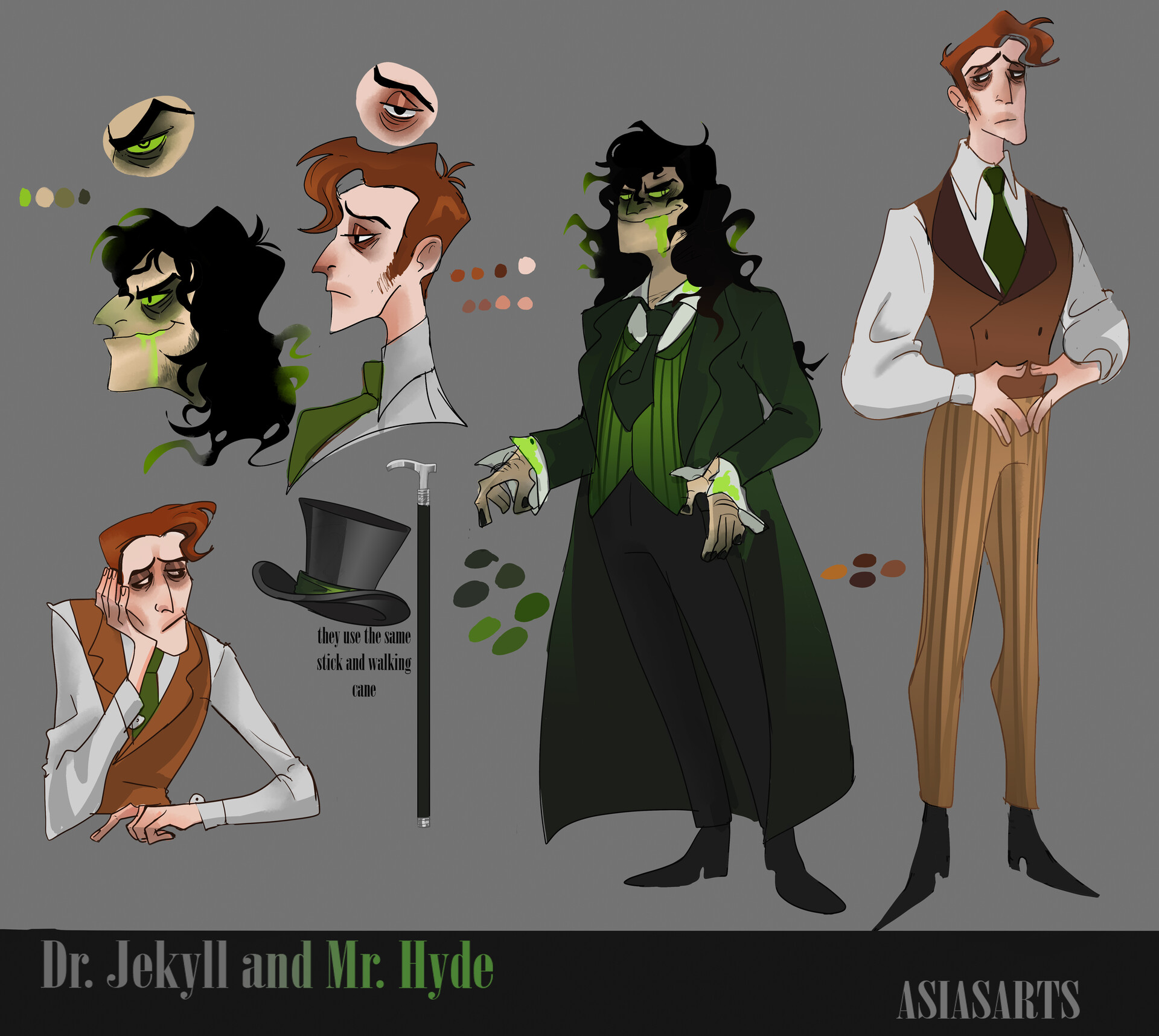 Asia Mirimiran - Jekyll & Hyde - Concept Art