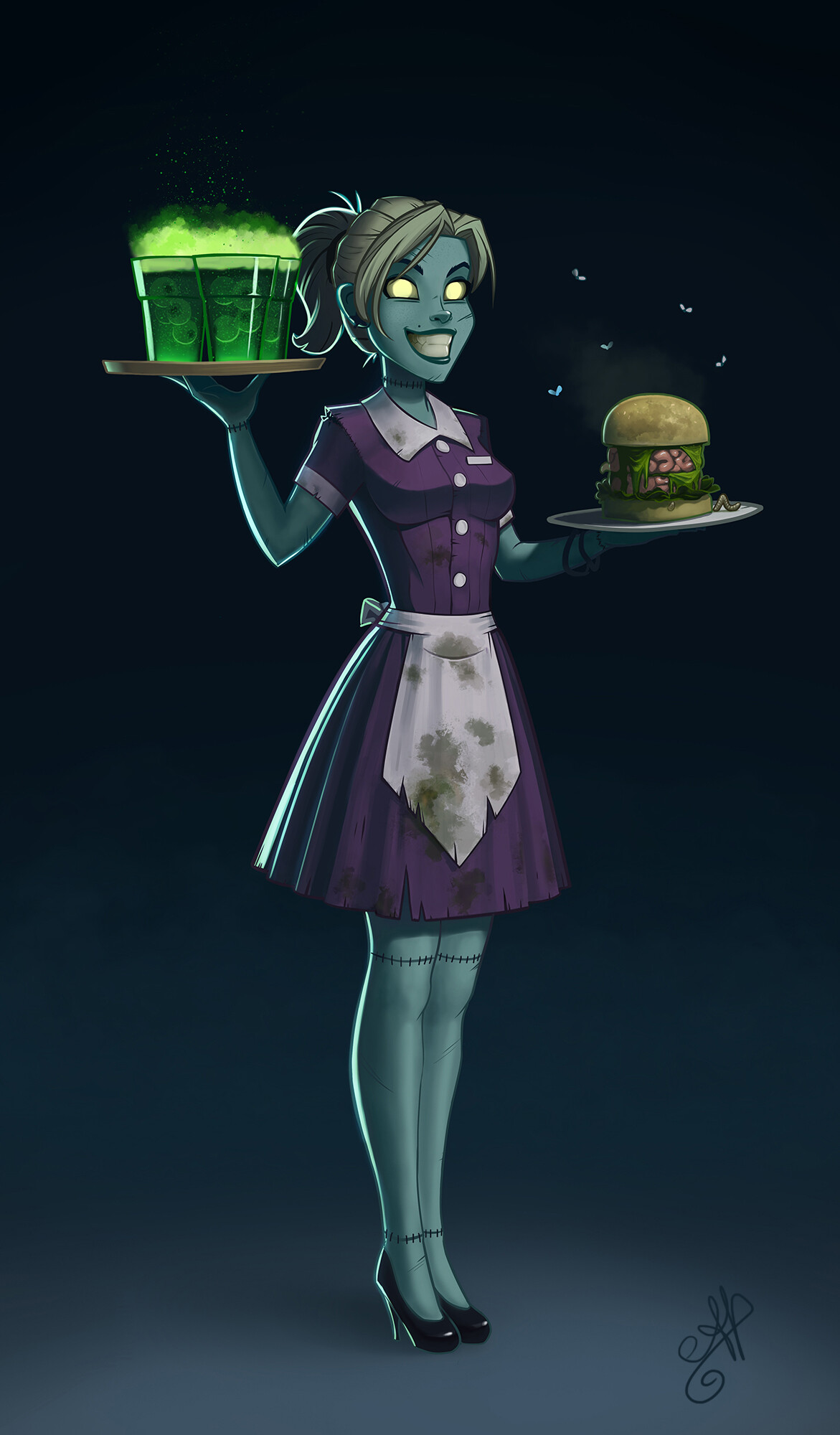 ArtStation - The waitress