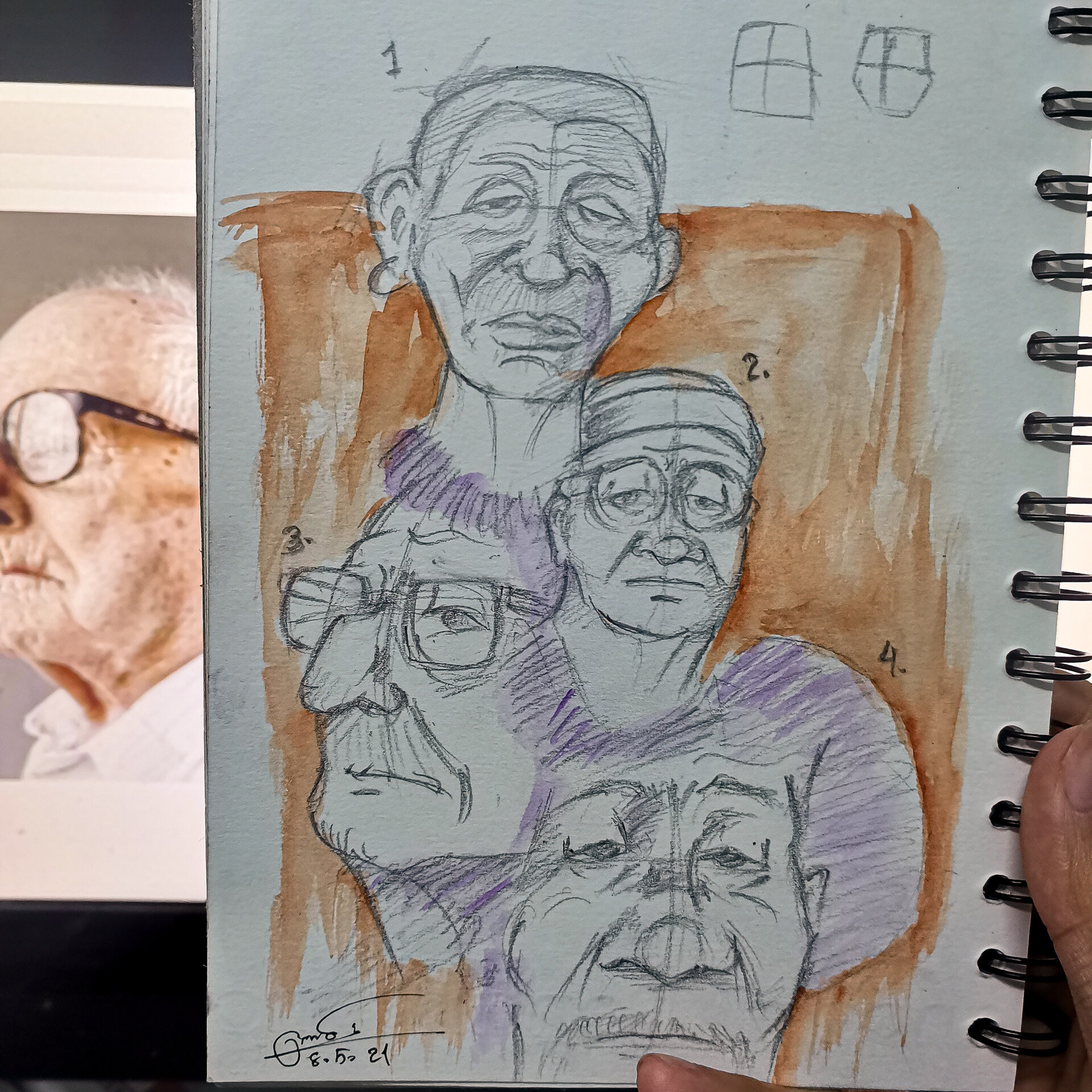ArtStation - Night Grandpa's sketches