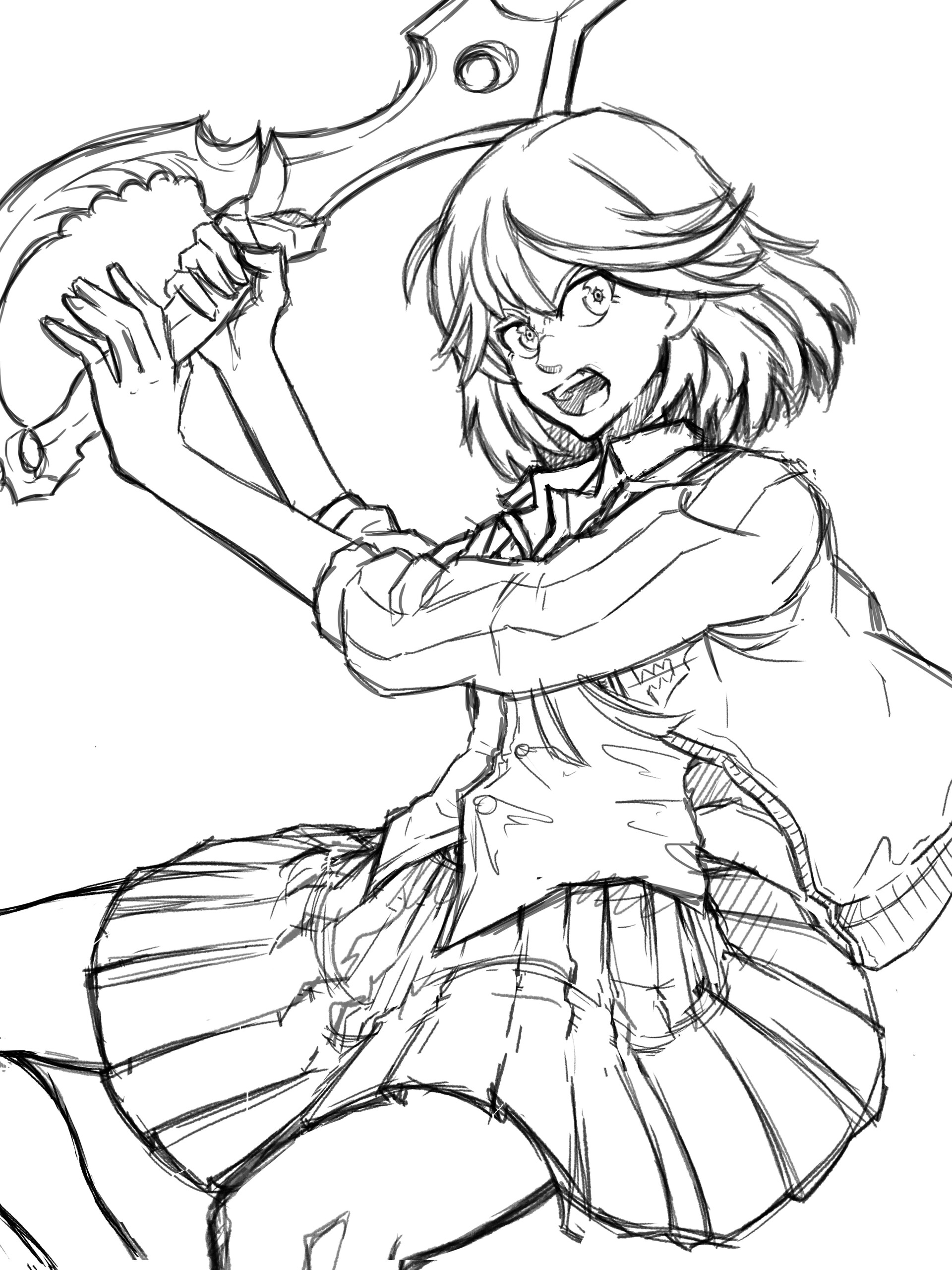 kill la kill coloring pages