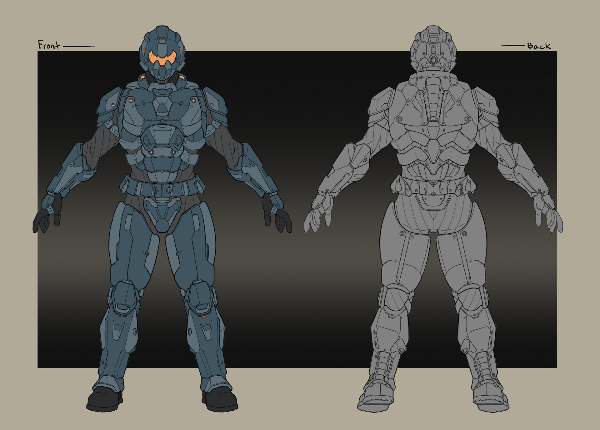 ArtStation - Armor "Kraken Mk1"