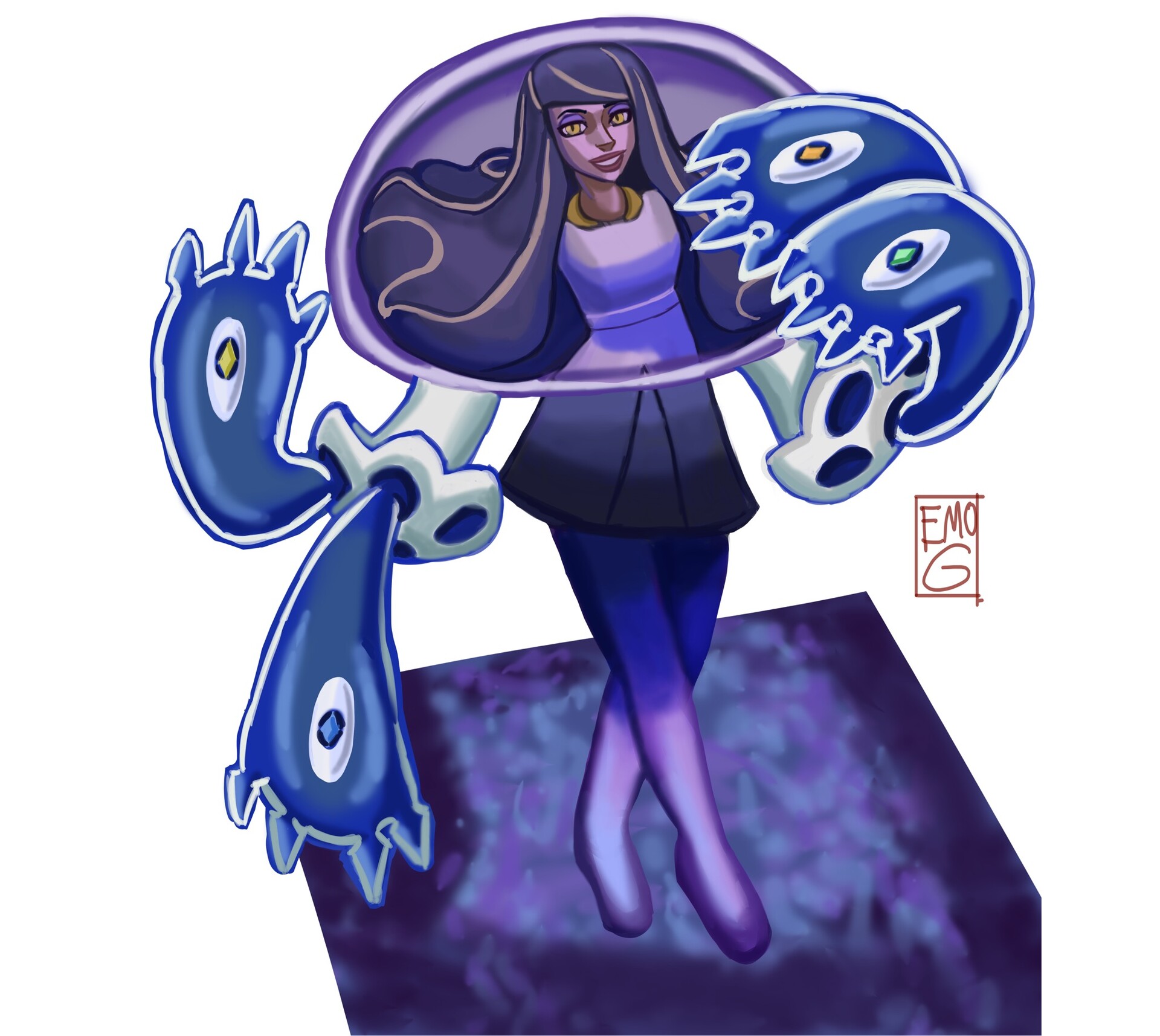 ArtStation - Lusamine, Model Character design