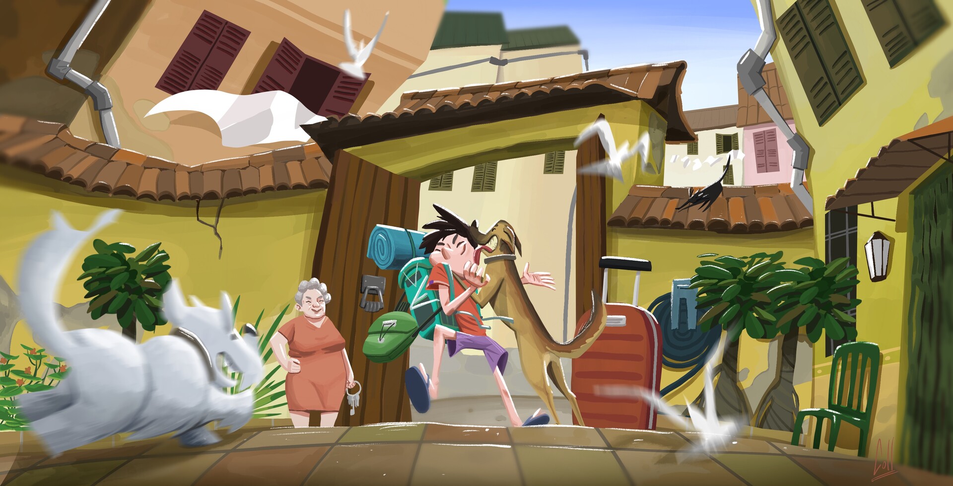 ArtStation - The Return | ATOMHAWK ART COMPETITION 2021| Grandma's Home