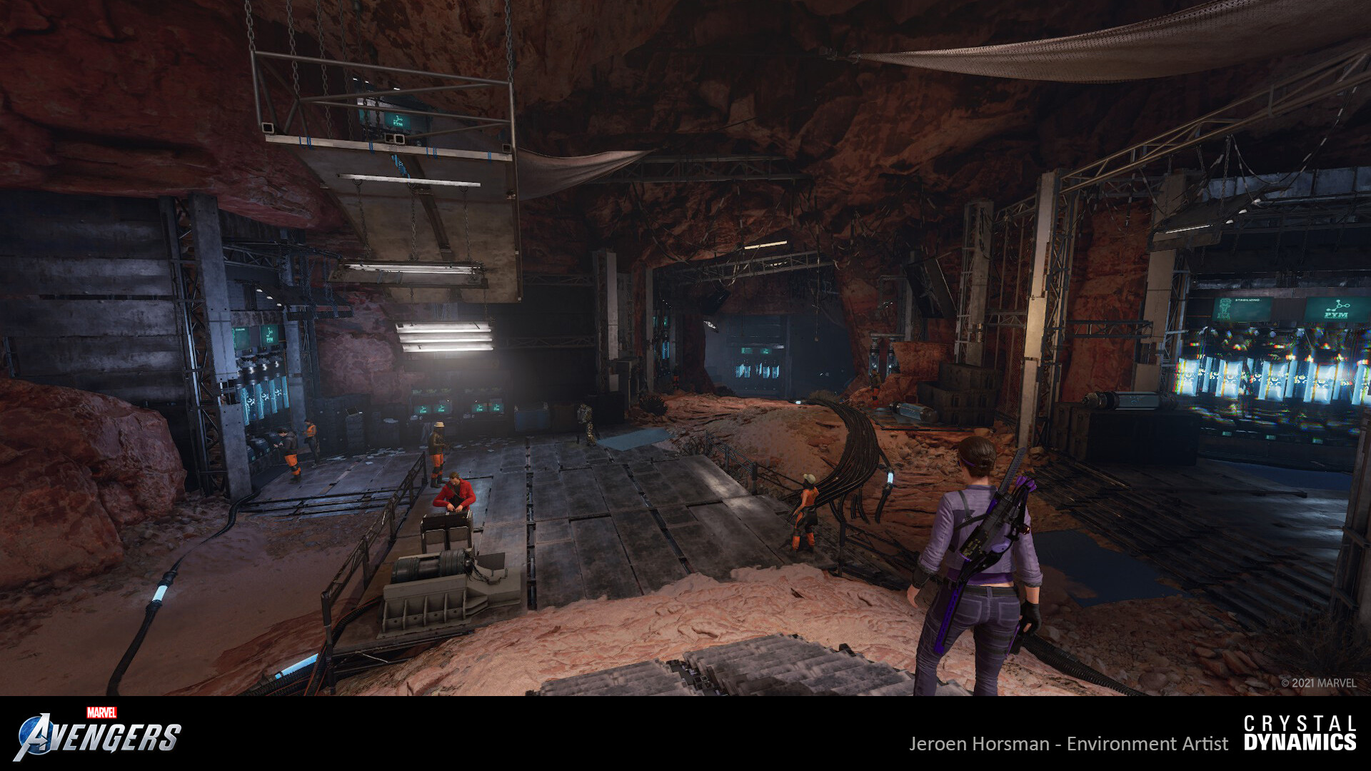 Jeroen Horsman - Marvel's Avengers - Timebridge cave