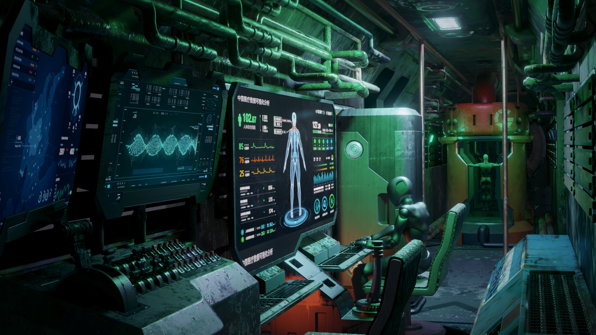 ArtStation - Mobile Laboratory Installed in a Train