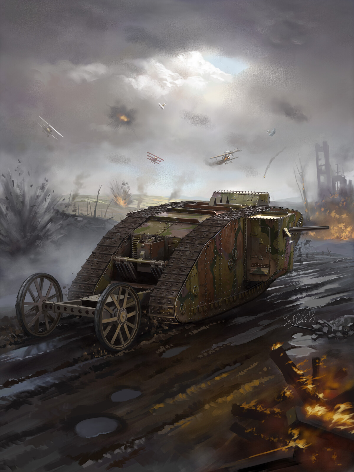 jeffholy - MARK 1 tank