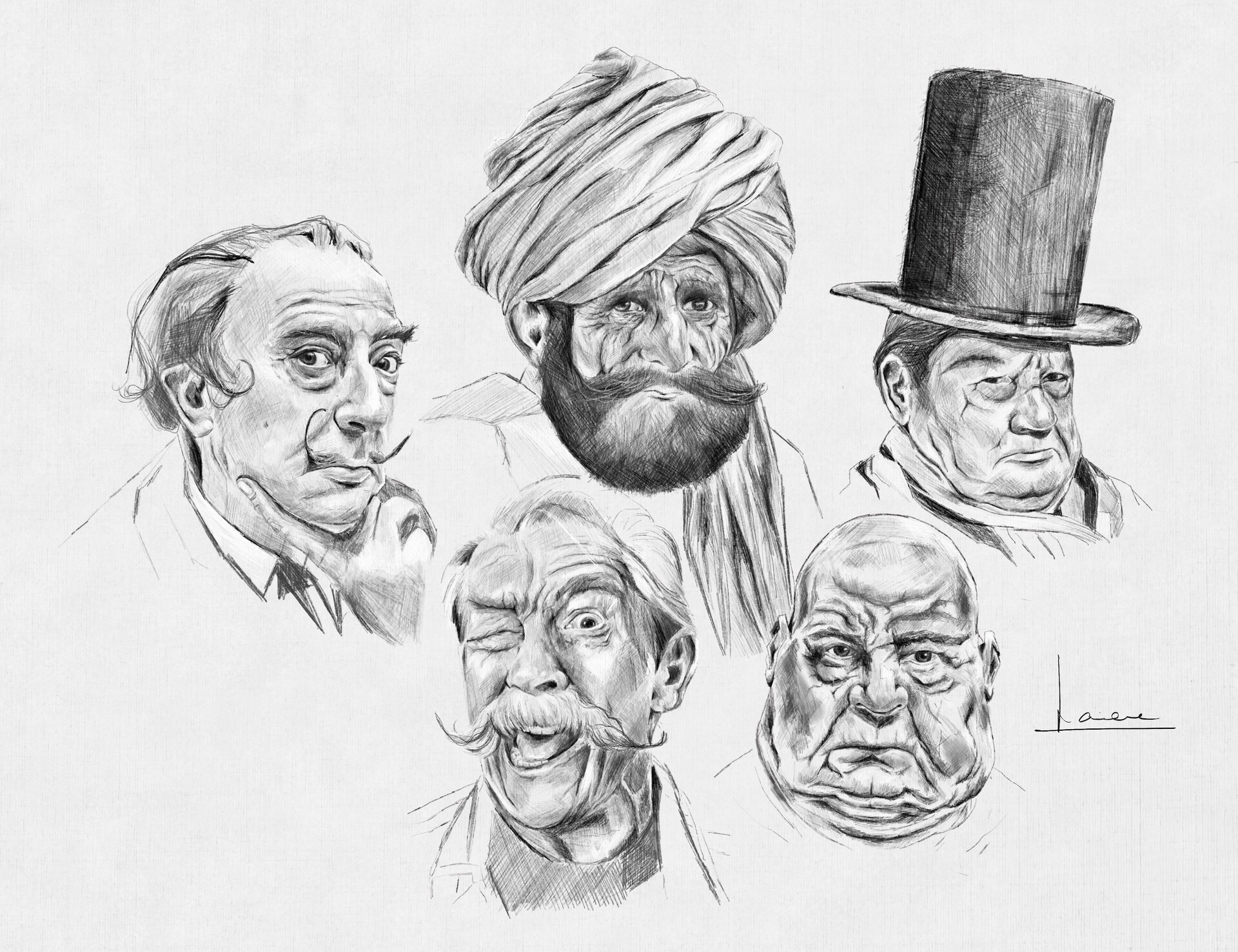 ArtStation - Dalí and more faces