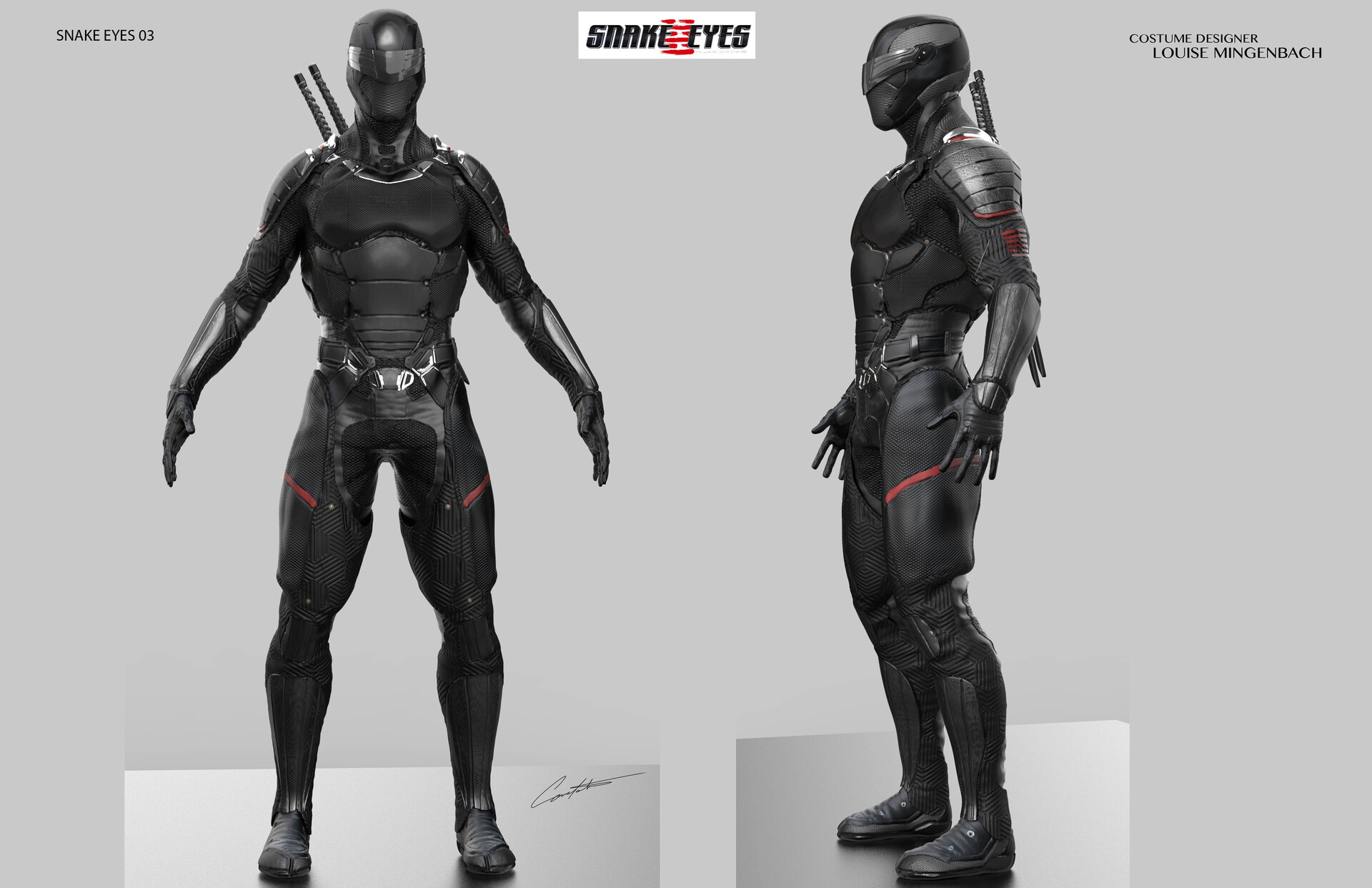 Constantine Sekeris - Snake Eyes Gi Joe Origins Early exploration ...