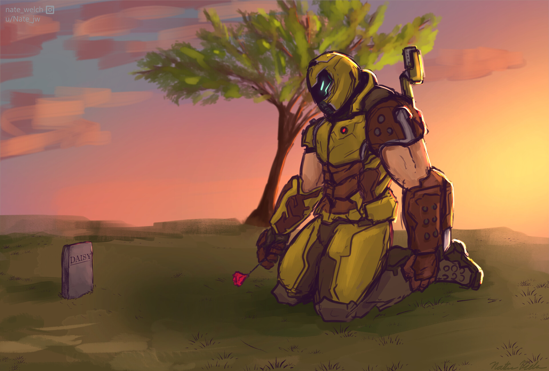 Nate Welch - Doom Eternal | Fan Art Portfolio 1/2