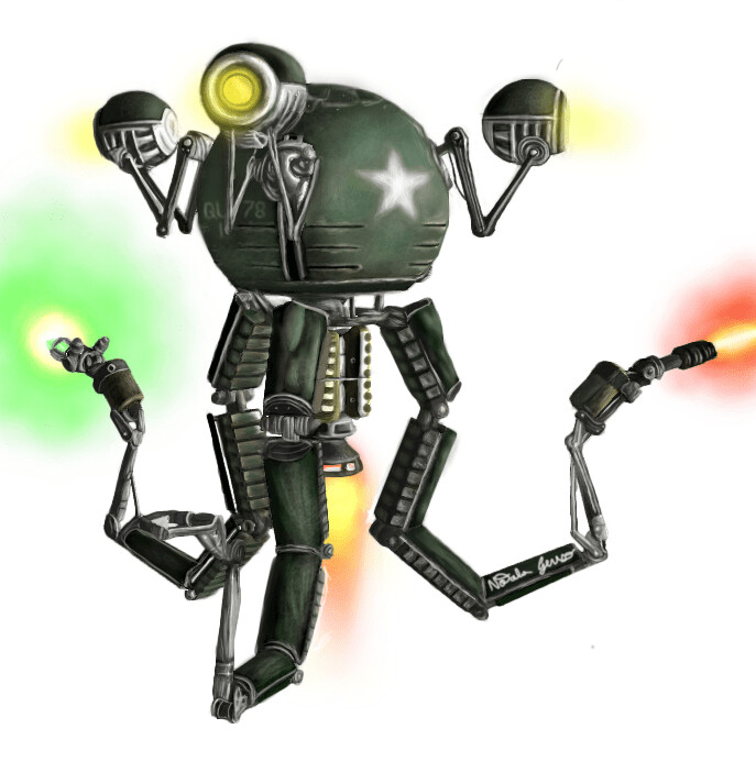 ArtStation - Mr. Gutsy, Fallout 4