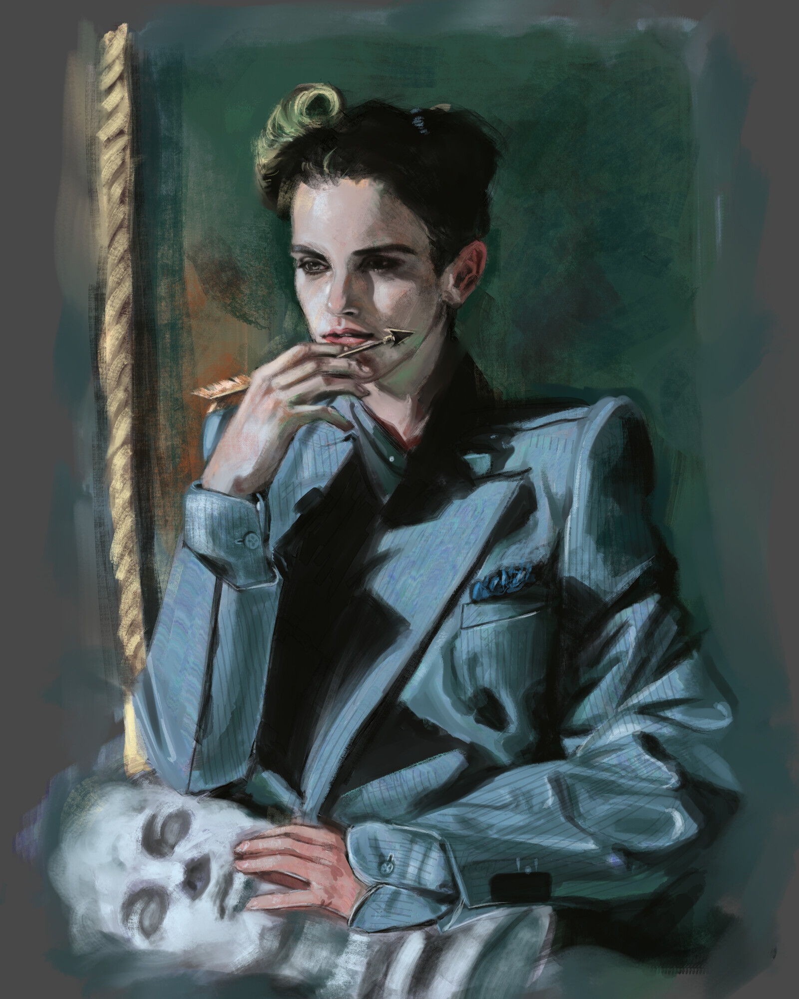 ArtStation - Emma Watson light study.