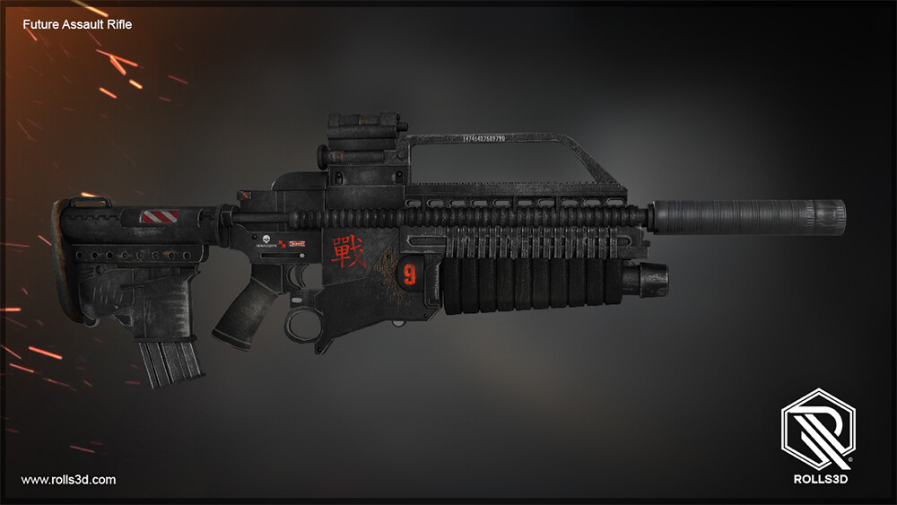 ArtStation - Future Assault Rifle
