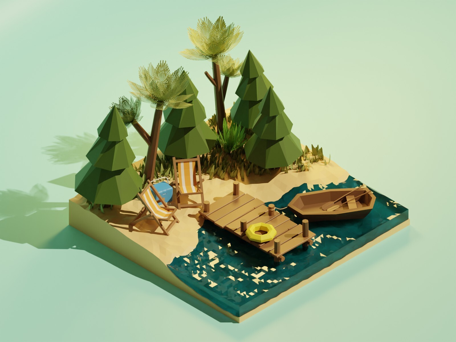 ArtStation - Wild beach