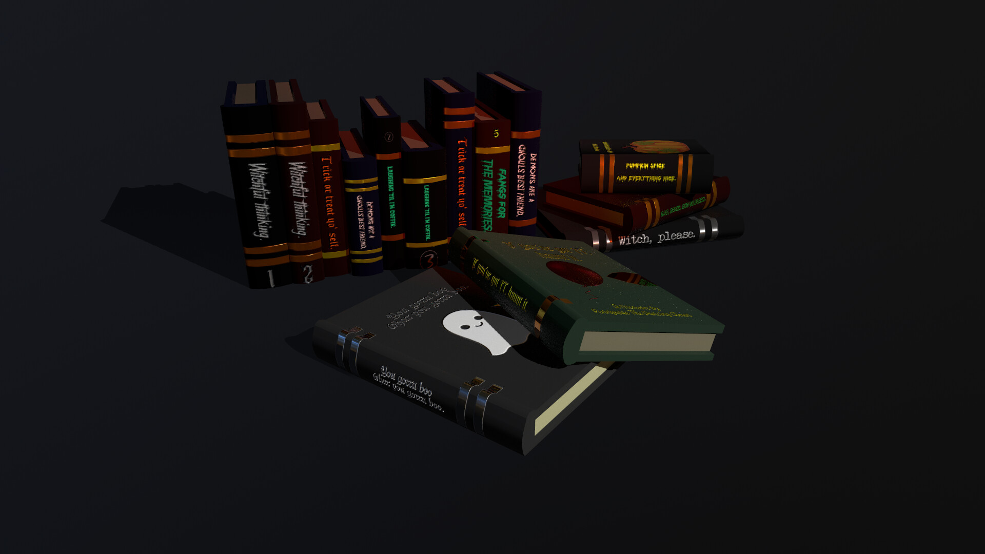 ArtStation - HorrorScopes - Book Asset Pack