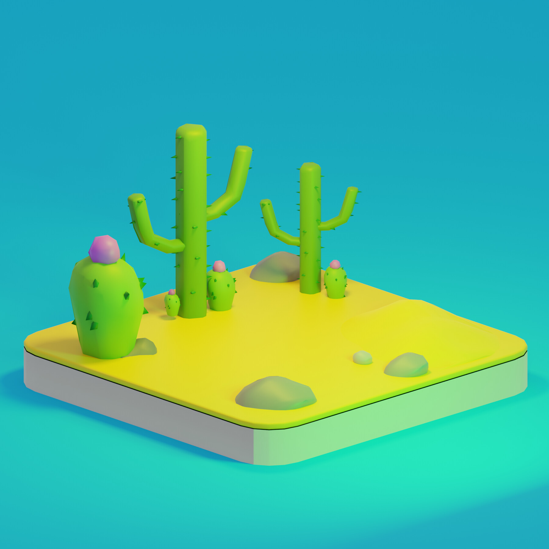 ArtStation - First Steps in Low Poly