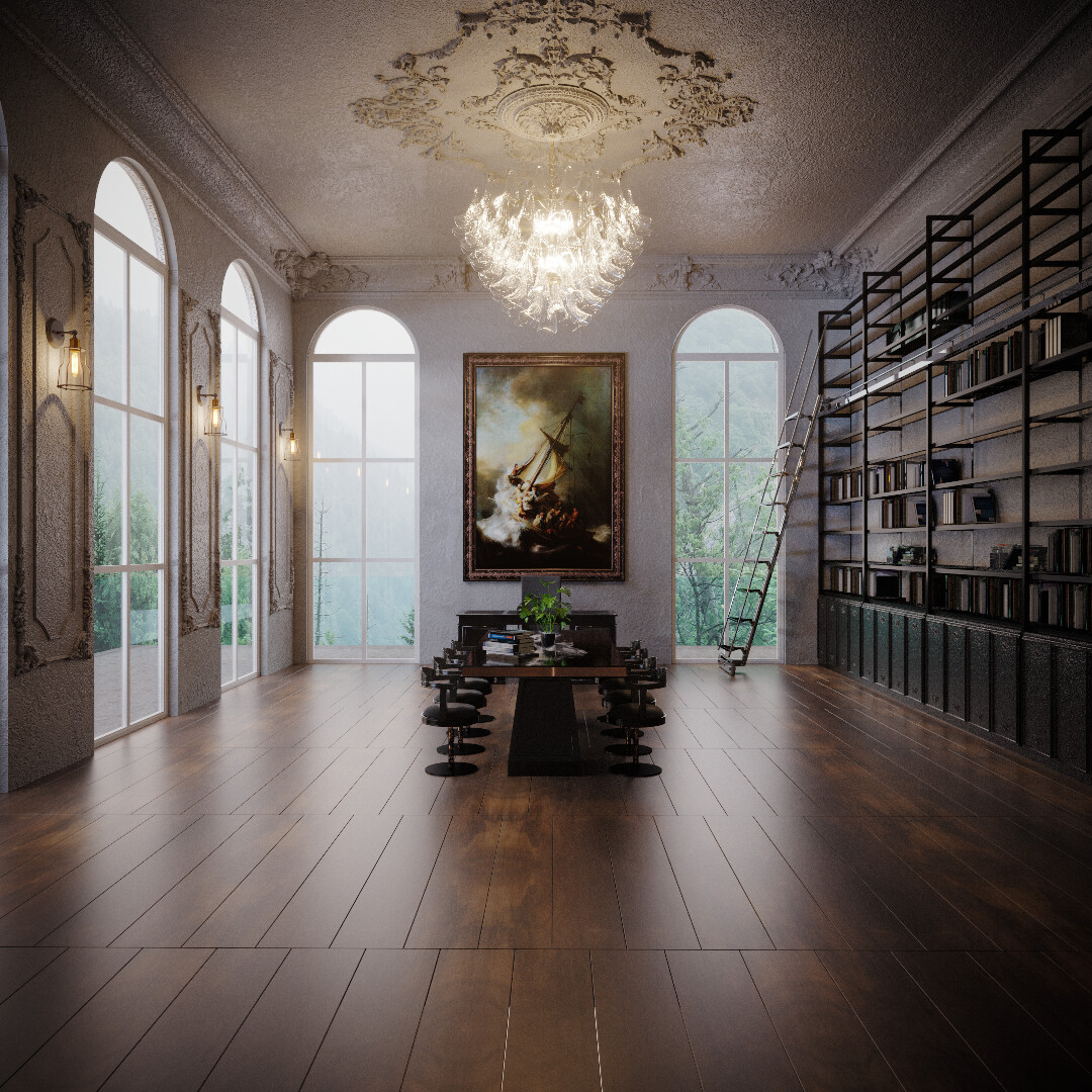 ArtStation - Library Room