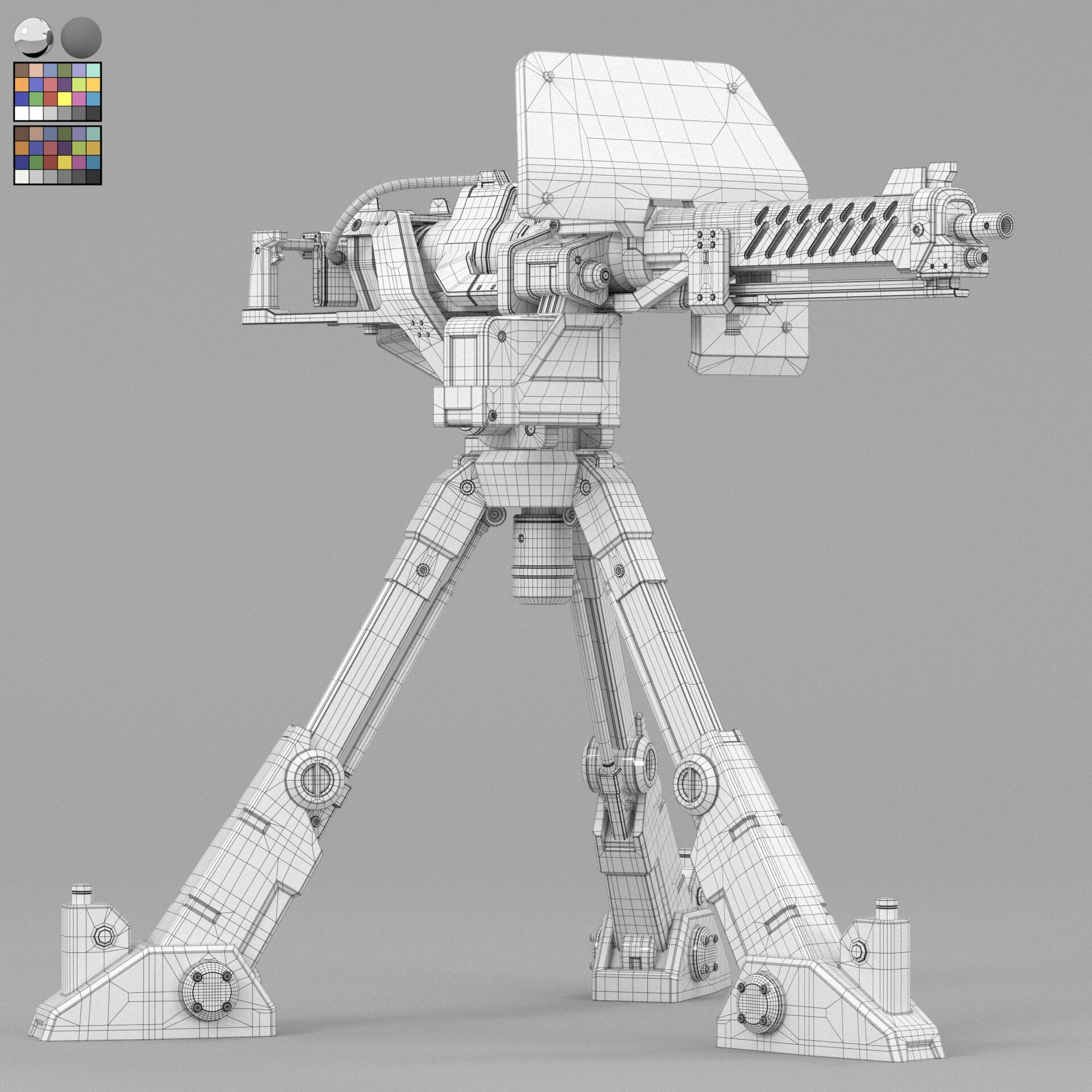 Alexander Emmi - Halo Infinite - Machine Gun M247H Variant